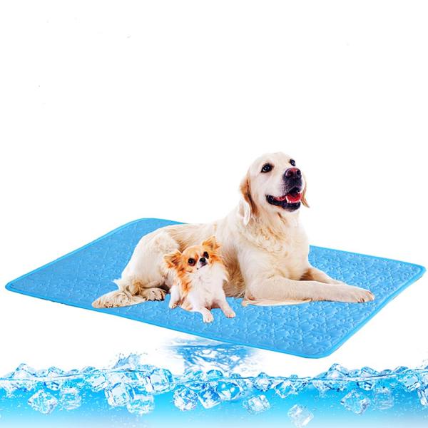 商品名:  YOGURTCK Dog Cooling Mat, Soft Machine Washable Comfortable Silk for Dogs Cats Bed Cooling Pad, Keep Cool and Comf...