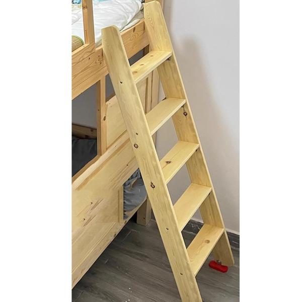 商品名:  HAIXHX Wood Dorm Twin Bed Ladder，Home/Small Spaces/Outdoor Rooftops Bunk Bed Ladder Replacement with Complete Kits...