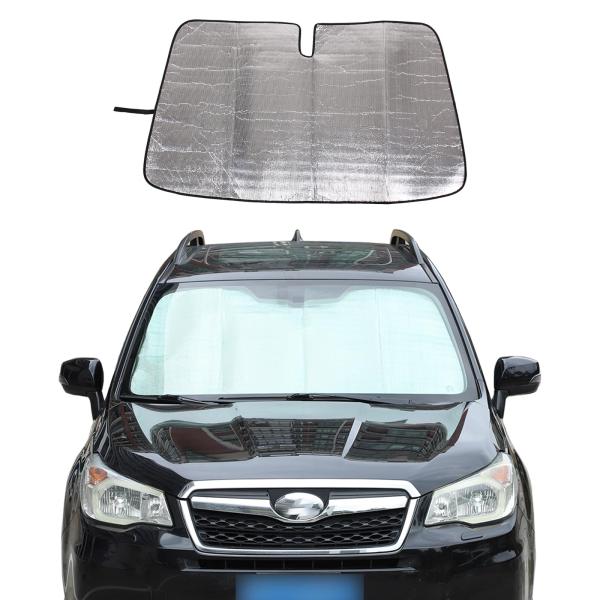商品名: フロントガラスサンシェード スバル フォレスター 2013-2018用 折りたたみ式車用サンシェード フロントウィンドウ用 自動サンプロテクションバイザーが紫外線をブロックし、車を涼しく保ちます 1個 (フォレスター、2013-2...