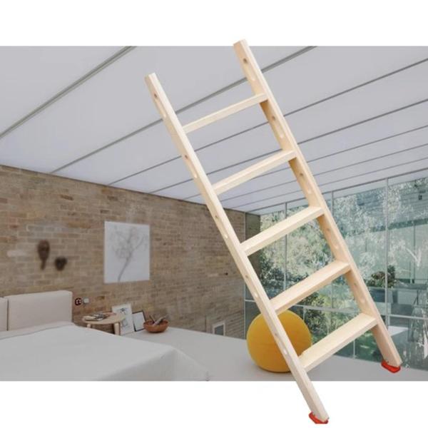 商品名:  HAIXHX Bunk Bed Ladder, Floor-Standing Solid Wood Replacement Ladder for Bedroom/Dorm/Camper/Car/Boat, 49.2 59 69i...