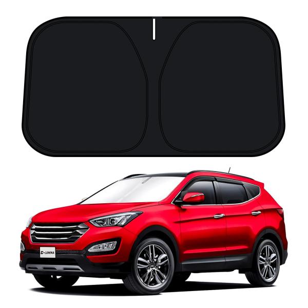 商品名:  D-Lumina Windshield Sun Shade for 2013-2018 Hyun-dai Santa Fe Accessories, Front Window Sunshade Sun Visor Protect...