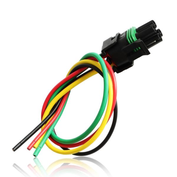 商品名: FUSCH 電動RVステップ 4ウェイ配線ハーネス プラグコネクター 4ピン 配線済みハーネス オス接続 Kwikee 5thホイールRV トラベルトレーラー モーターホームに対応 #:909306000 1809925 FUSC...