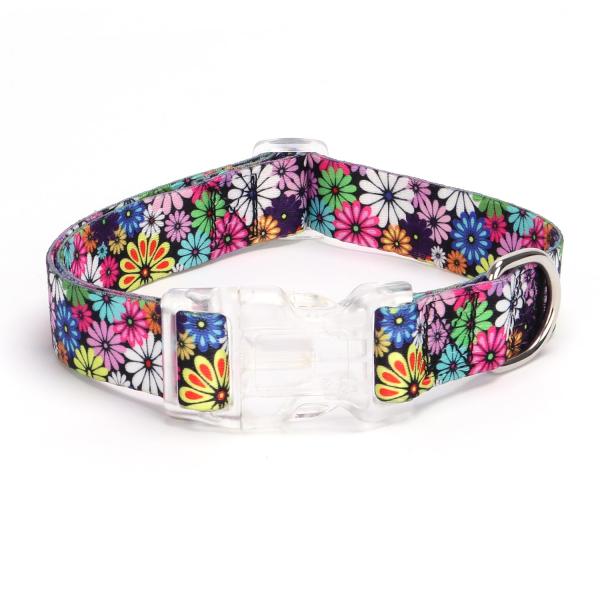 商品名: Bbmmayy 調節可能な犬の首輪、特別なデザインパターン、ソフトナイロン快適で耐久性のあるペットカラー、小型中大型犬用、完璧なペットカラーギフト(S、ブラック1) Bbmmayy Adjustable Dog Collar, S...