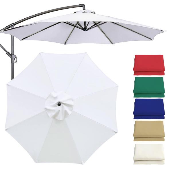 商品名:  KAnduo 6.6ft/9ft/10ft Patio Umbrella Replacement Covers, 6 Ribs/8 Ribs Outdoor Table Umbrella Replacement Canopy, ...