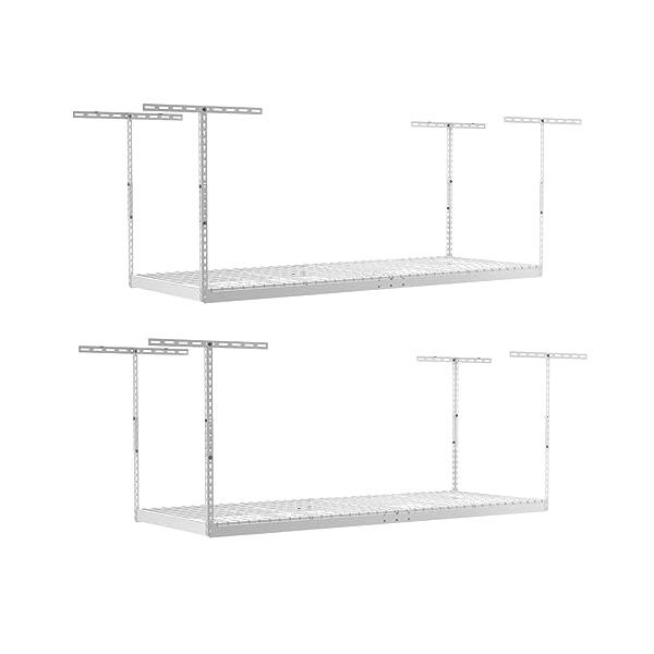 商品名:  MonsterRax Overhead Garage Storage Racks 3x8’ (2-Pack) Ceiling Mounted Shelving, Adjustable Hanging Organizer, Hea...