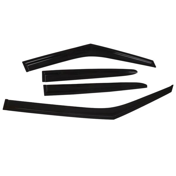 商品名: LABLT 4ピース サイドウィンドウバイザー ベントシェード 日曜風 レインガード ディフレクター 外部マウント Veloster 2011 2012 2013 2014 2015 2016 2017 交換用 LABLT 4 P...