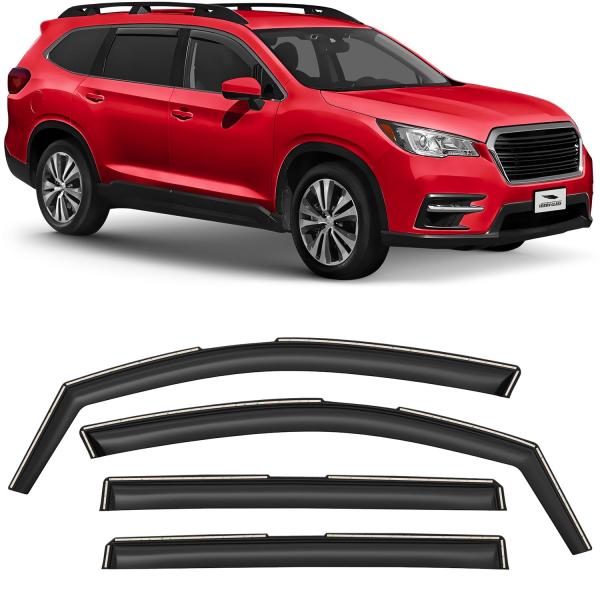 商品名:  Voron Glass in-Channel Extra Durable Rain Guards for Subaru Ascent 2019-2026, Window Deflectors, Vent Window Visor...