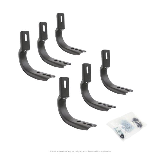 商品名: Go Rhino 6844355 Go Rhino 6844155 OE Xtreme Cab-Length SideSteps用ブラケット Go Rhino OE Xtreme Brackets | Mild Steel, Te...