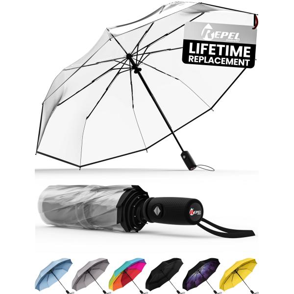 商品名: Repel Umbrella The Original Portable Travel Umbrella - Umbrellas for Rain Windproof, Strong Compact Umbrella for Wi...