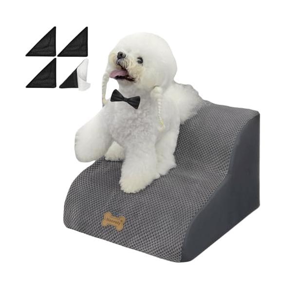 商品名:  Dog Stairs for High Beds Couches 2-Step 2-5 Step Pet Stairs Steps for Small Large Dogs Cats Non-Slip Balanced Ramp...