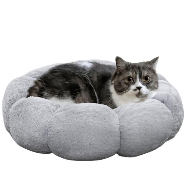 商品名:  petfelix Cat Beds for Indoor Cats, Machine Washable Non-Skid, Fluffy Flower Cat Bed Cute, Anti Anxiety Dog Beds fo...