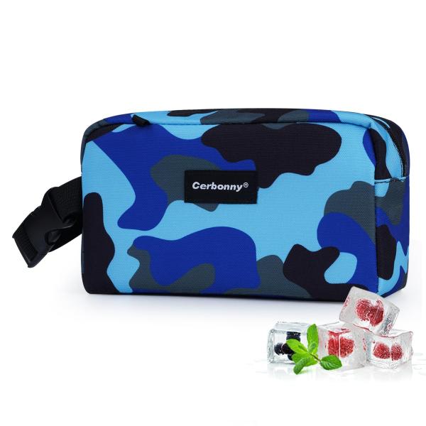 商品名:  Cerbonny Small Insulated Cooler Bag, Freezable Lunch Bag for Work School Travel, 2.2L, Blue Camoブランド: Cerbonny商品サイ...