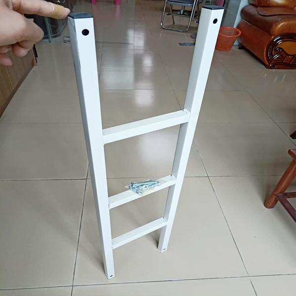 商品名:  DARZYS Bunk Ladder, Bunk Bed Ladder, Iron Bunk Beds Ladder with Anti Slip Pad &amp; Fittings Vertical Step Ladders...