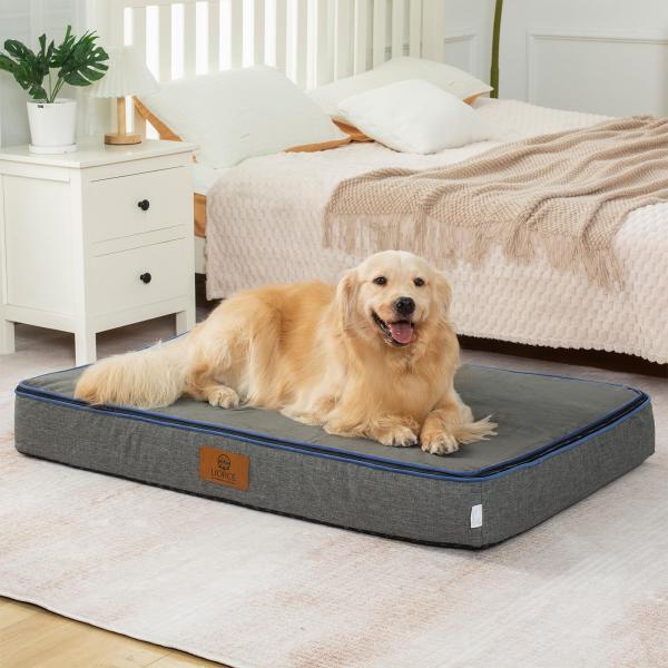 商品名:  LIORCE Orthopedic Memory Foam XXL Dog Bed - 6" Thick Beds for Extra Large Sized Dog - Waterproof Removable Washabl...