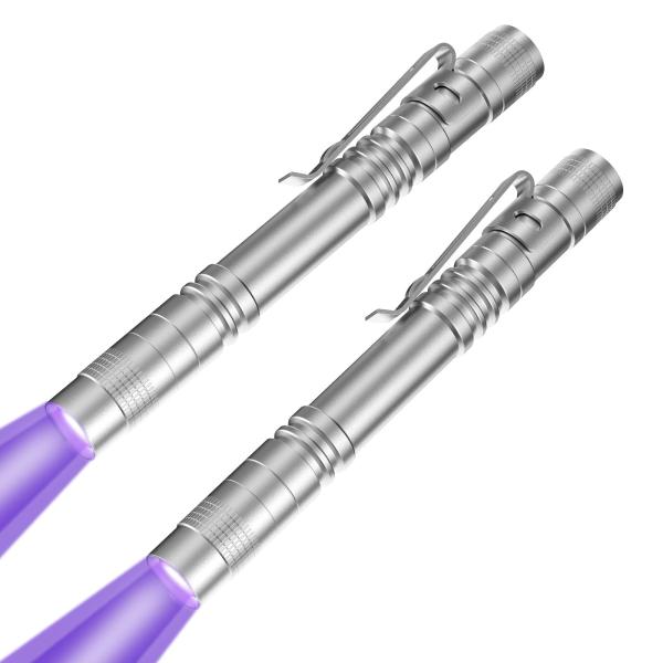 商品名:  COSOOS 2 UV Flashlight Black Light, 2 Pack 395nm Mini Pen Light with Clip, Waterproof Ultraviolet Flashlight for P...
