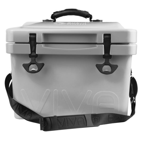 商品名: Cubix Outdoors Viva 14クォート オンザゴーパーソナル ポータブル ハードクーラー アイスチェスト | 日常 ビーチ スポーツ 集まり 食料品/マーケット (クラウドグレー) Cubix Outdoors Vi...