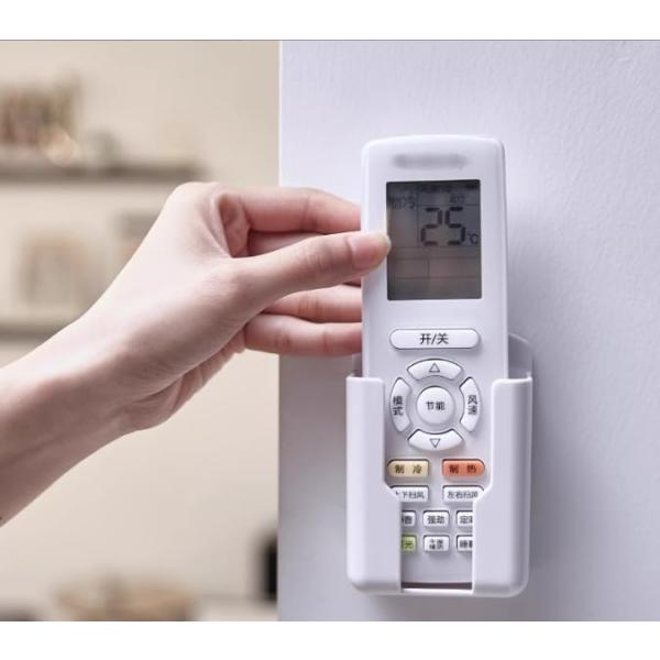 商品名:  Ceiling Fan Remote Wall Mount Holder,No-Hole Stick-on Adhesive Wall Mounted Shelf for air Conditioner/Fan/TV Remot...