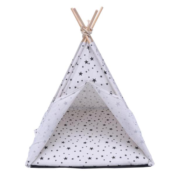 商品名:  POPETPOP Outdoor Pet Teepee Puppy Teepee Tent Dog Teepee- Portable Dog Crates Pet Teepee Washable Cat Teepee Pet T...