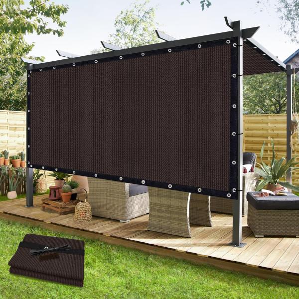 商品名:  KANAGAWA 90% Sun Shade Cloth 12'X 16' Outdoor Porch Pergola Shade Cover Canopy with Grommets UV Block Privacy Scre...