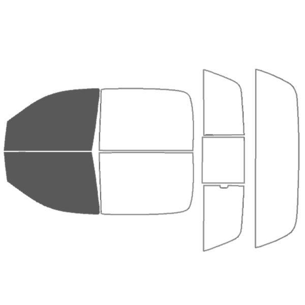 商品名: AUTOTEK カット済みウィンドウスモークフィルム フロント 2ドア 窓 スモークフィルム 車 日焼け防止 プライバシー 飛散防止 ガラス 2層 コンピューターカット あらゆる色合いのシェード Ram 1500 Crew 200...
