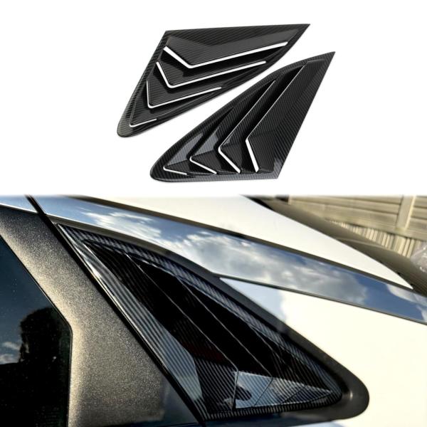 商品名:  Korlot Carbon Fiber Style Side Window Louvers Shades Cover Blinds Accessories for KIA K5 2021-2026ブランド: Korlot高さ: ...