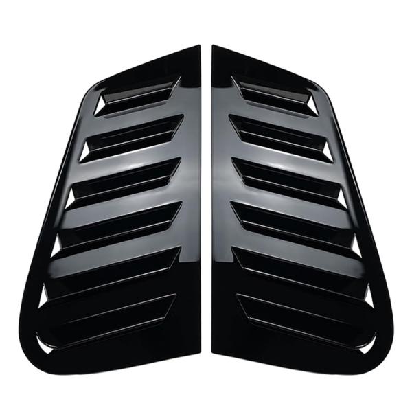 商品名:  Lirun Glossy Black Rear Window Vent Cover Trim Shutter ABS Side Louver Sticker for VW for VW Golf 4 MK4 1997-2006ブ...