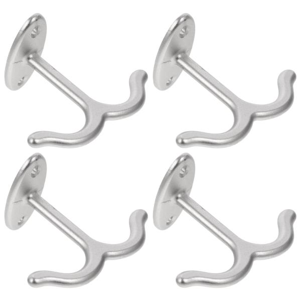 商品名:  Luxshiny 4pcs Zinc Alloy Ceiling Hooks Double Prong Utility Coat Holders for Closet Bathroom Kitchen and Garage Li...