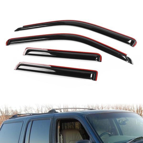 商品名:  MODILOVER in Channel Window Visor Deflectors Compatible with 1991-2005 Ford Explorer &amp; Explorer Sport Trac &am...