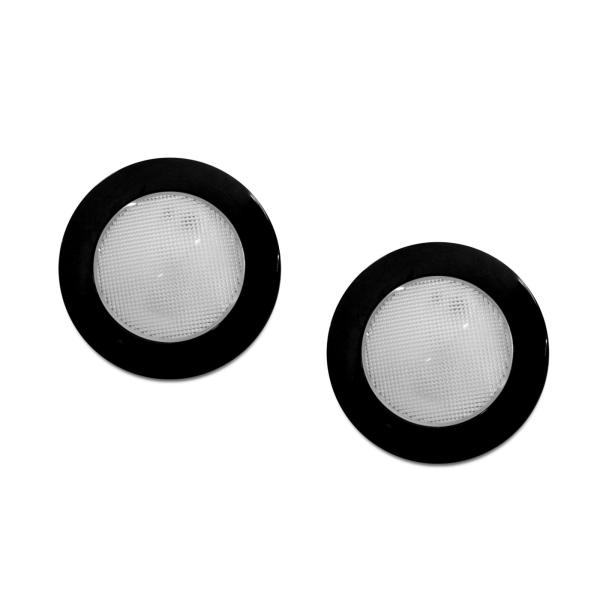 商品名:  Dream lighting RV Light Fixtures RV Puck Lights Flush Mount LED Light 12v for RV Camper Boat Exterior Black Housin...