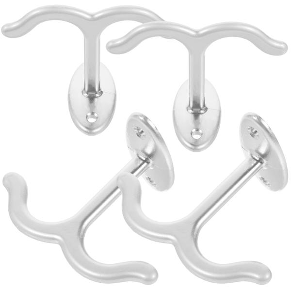 商品名:  SHERCHPRY 4pcs Zinc Alloy Double Prong Ceiling Hooks Retro Coat Hat Clothes Hangers for Bathroom Kitchen Garage Li...