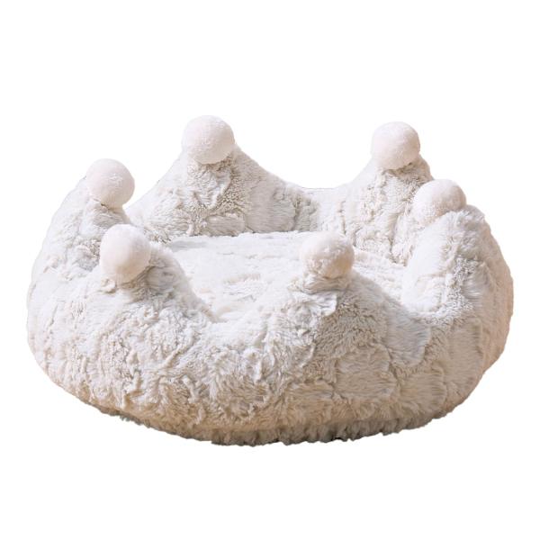商品名:  PetPals Rose Crown DIY Anxiety-Soothing Cat Bed Made with a Soft Plush Materialブランド: PetPals商品サイズ: Small高さ: 45.72c...