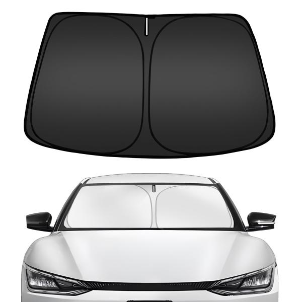 商品名: ARISMOTOR フロントガラスサンシェード Kia EV6 2022-2024用 カスタムフィット 折りたたみ式 フロントウィンドウサンシェード サンバイザープロテクター 紫外線をブロック 車を涼しく保つ ARISMOTOR ...