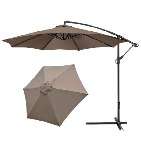 商品名:  Patio Umbrella Replacement Canopy 6 Ribs/8 Ribs, 6.5Ft/9Ft/10Ft Umbrella Outdoor Patio Replacement Canopy for Gard...