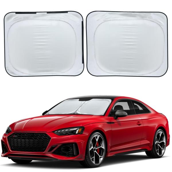 商品名: Autovir スクエアサンシェード Mサイズ 車用 - 4つのベルクロと取り外し可能 - 240T Detachable Windshield Sun Shade for Car |Foldable Sun Shade for ...