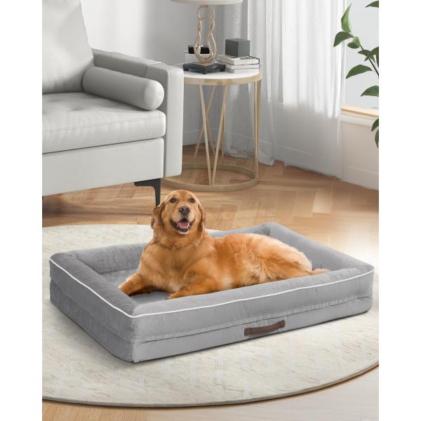 商品名:  Upvilla Orthopedic Dog Bed, Egg Foam Dog Couch with Removable Washable Cover, Waterproof Pet Sofa Bed with Non-Sli...