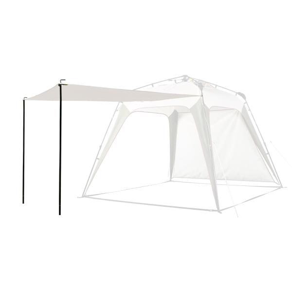 商品名: Mobihome ポップアップキャノピー 日よけテント ポップアップ式 8.2フィート x 8.2フィート - インスタントポータブルスポーツカバーナ傘 簡単設置 脱着 日焼け防止 壁1枚付き (ベージュ) Mobihome Po...
