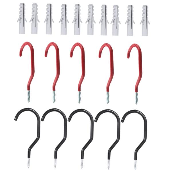 商品名:  Hemobllo 10sets Heavy-Duty Ceiling Storage Hangers and Bike Hooks Durable Screw Utility Hangers for Garage Shed Ga...