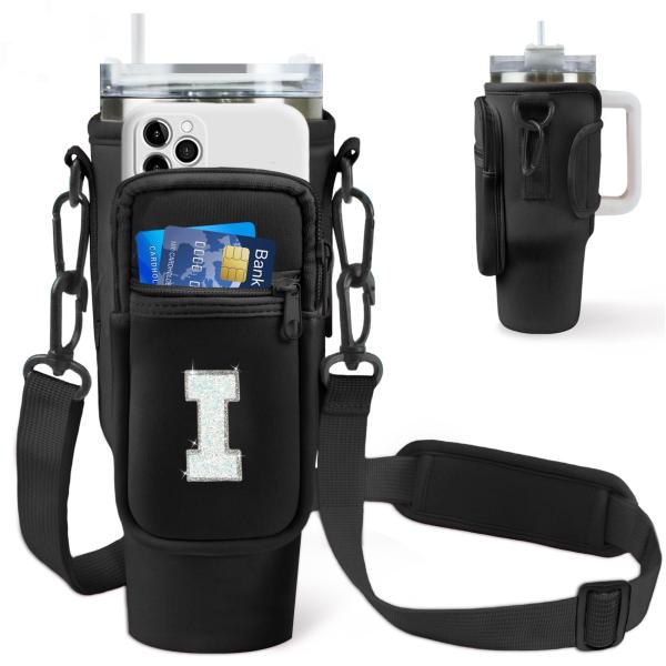 商品名:  Janhavi Initial Water Bottle Holder for Stanley 40 OZ, Stanley Cup Accessories Personalized for Wife,Her's Birthda...