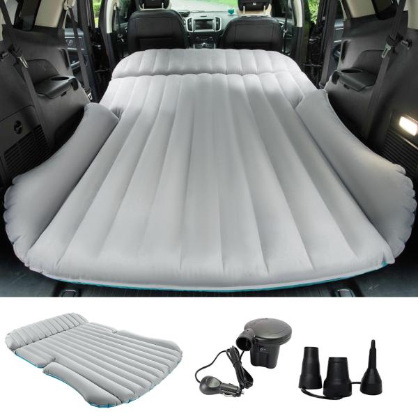商品名:  KMZ SUV Air Mattress Double-Sided Car Mattress Camping Bed Inflatable Bed with Electric Pump for SUV Trunk and Rea...