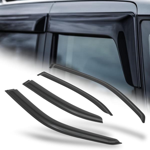 商品名:  M-AUTO Window Visor Shade Compatible with 96-03 Mercedes-Benz E-Class W210 4-Door, Tape-On Rain Guards Shields, 4 ...