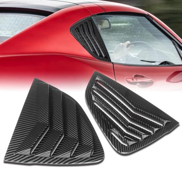商品名:  Stay-Tuned Premium ABS Material Rear Side Window Slotted Louver, Compatible with 2017-2024 Mazda MX-5 Miata RF Con...