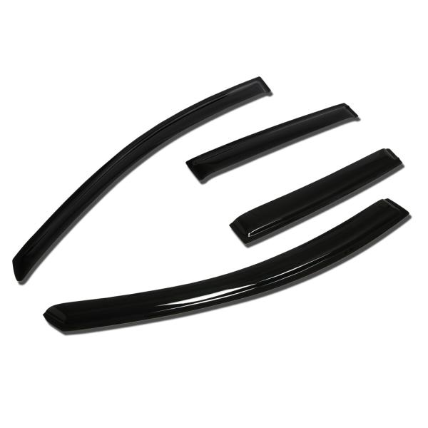 商品名: PM PERFORMOTOR ベントウィンドウバイザー ディフレクター レイン/サンガード ダークスモーク 07-14 Versa、PM-WS-0036対応 4個 PM PERFORMOTOR 4 Pcs Vent Window ...