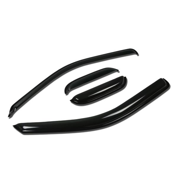 商品名: PM PERFORMOTOR ベントウィンドウバイザー ディフレクター レイン/サンガード ダークスモーク コロラド2004-2011に対応 キャニオン2004-2011に対応 拡張キャブ付きのモデルのみに適合、PM-WS-004...