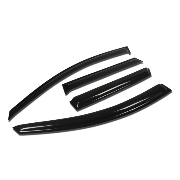 商品名: PM PERFORMOTOR ベントウィンドウバイザー ディフレクター レイン/サンガード ダークスモーク 10-13 Mazda 3、PM-WS-0059に対応 4個 PM PERFORMOTOR 4 Pcs Vent Wind...