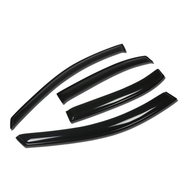 商品名:  PM PERFORMOTOR 4 Pcs Vent Window Visor Deflector Rain/Sun Guard, Dark Smoke, Compatible with 06-10 Sonata 4-Door, ...
