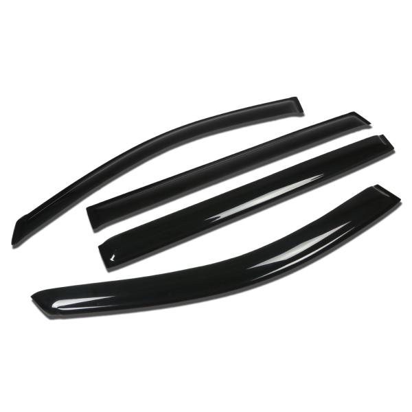 商品名: PM PERFORMOTOR ベントウィンドウバイザー ディフレクター レイン/サンガード ダークスモーク 04-10 シエナ、PM-WS-0070対応 4個 PM PERFORMOTOR 4 Pcs Vent Window Vi...