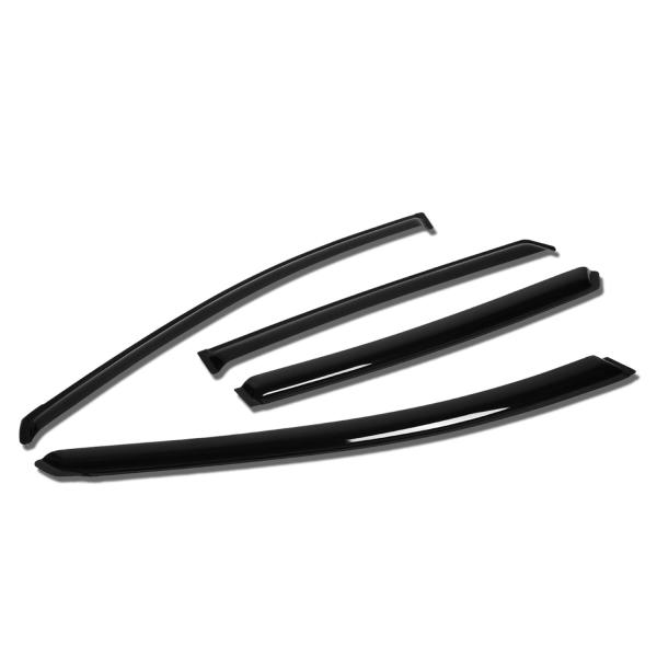 商品名:  PM PERFORMOTOR 4 Pcs Vent Window Visor Deflector Rain/Sun Guard, Dark Smoke, Compatible with 04-10 Prius, PM-WS-01...