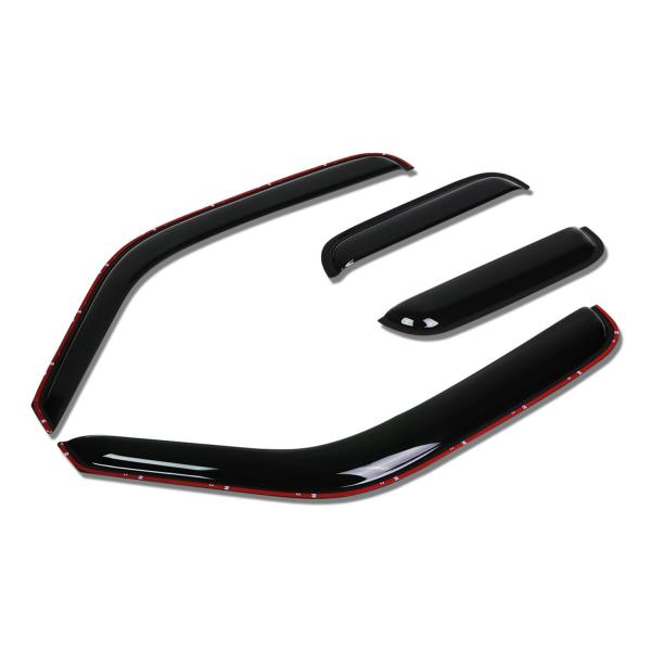 商品名:  PM PERFORMOTOR 4 Pcs Vent Window Visor Deflector Rain/Sun Guard, Dark Smoke, Compatible with 99-11 Ranger Extended...