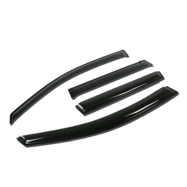 商品名: PM PERFORMOTOR ベントウィンドウバイザー ディフレクター レイン/サンガード ダークスモーク 06-08 FIT、PM-WS-0032対応 4個 PM PERFORMOTOR 4 Pcs Vent Window Vi...