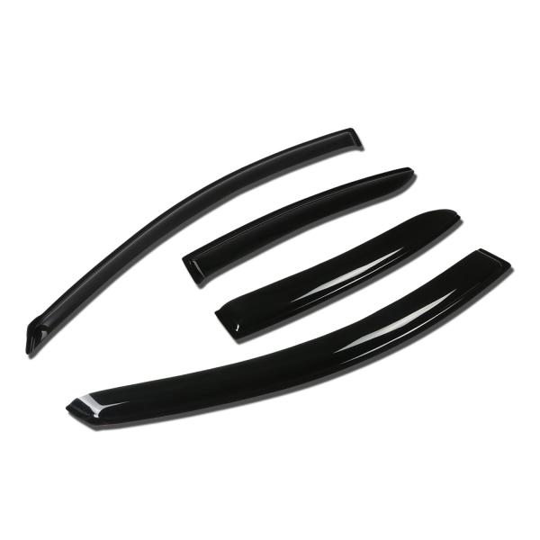 商品名: PM PERFORMOTOR ベントウィンドウバイザー ディフレクター レイン/サンガード ダークスモーク 10-13 マツダ 3 4ドア対応 PM-WS-0064 PM PERFORMOTOR 4 Pcs Vent Window...